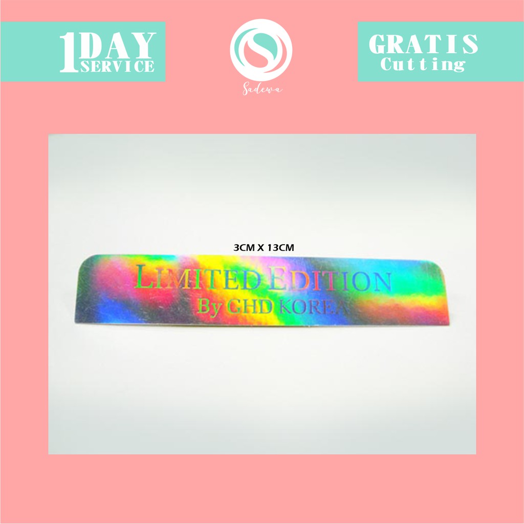 Jual Stiker Persegi Hologram SPH 3 8-15 Cetak Print Sticker Bentuk ...