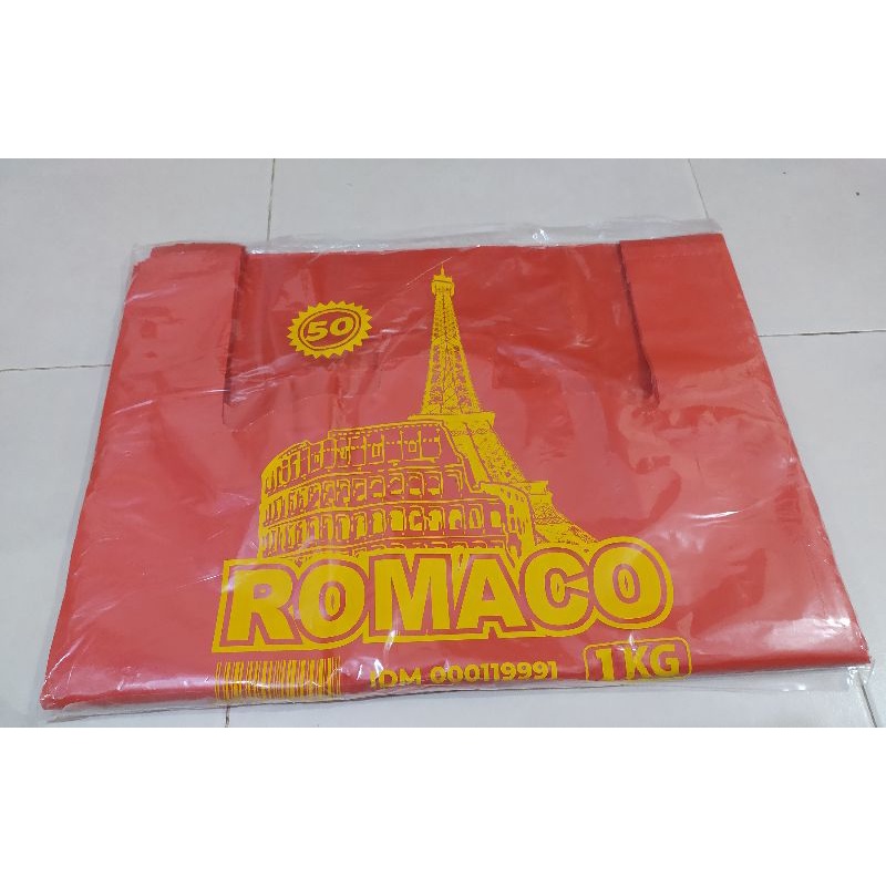 Jual KANTONG PLASTIK MERAH - HDPE UKURAN 50 JUMBO MERAH TEBAL - 1000 ...