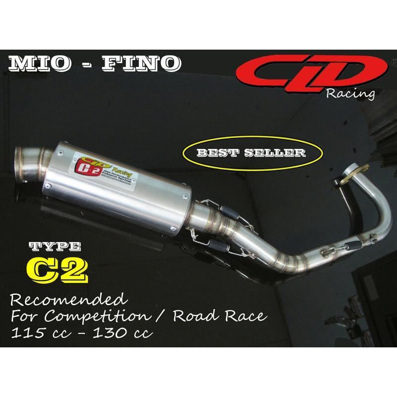 Jual KNALPOT CLD RACING MIO/NOUVO/FINO TYPE C2 & C7 | Shopee Indonesia