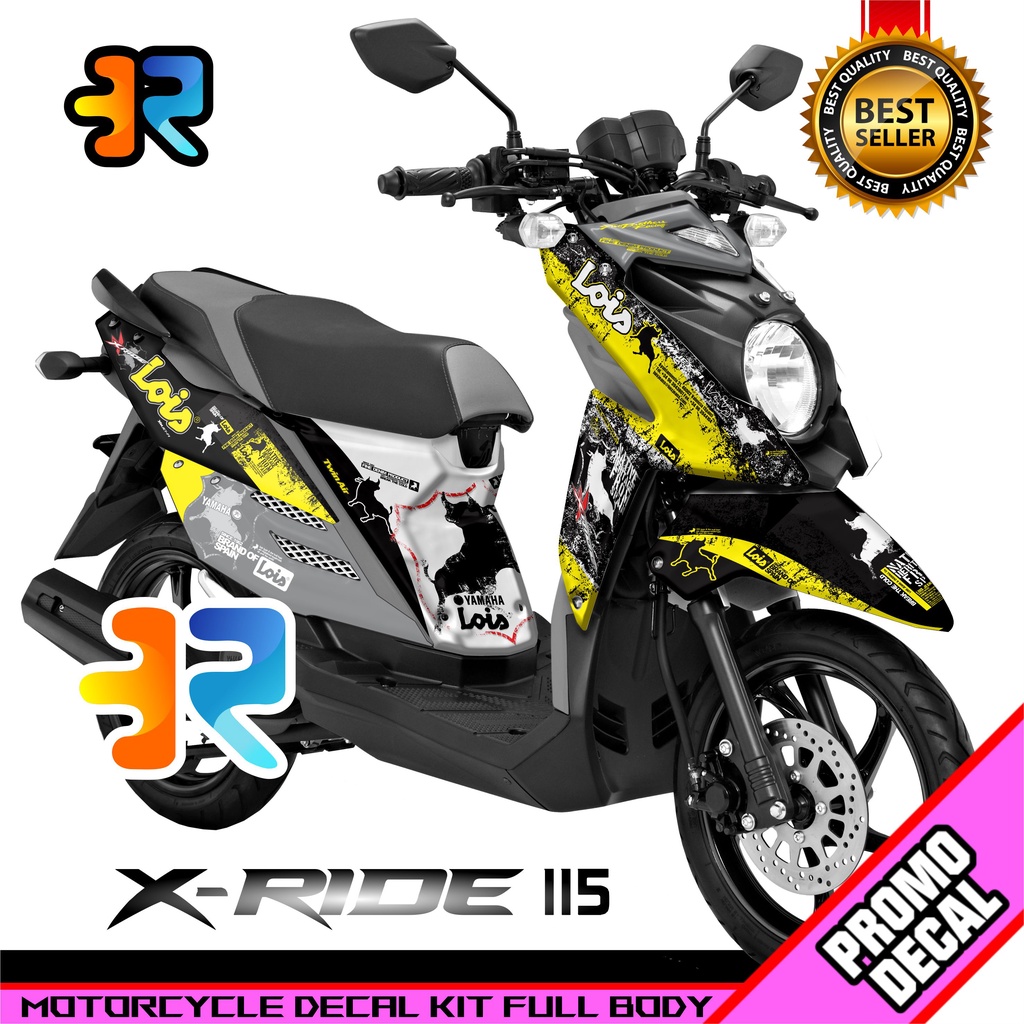 Jual Decal Motor XRide 115 Desain Lois Jeans Sticker Decal X-Ride 115 ...