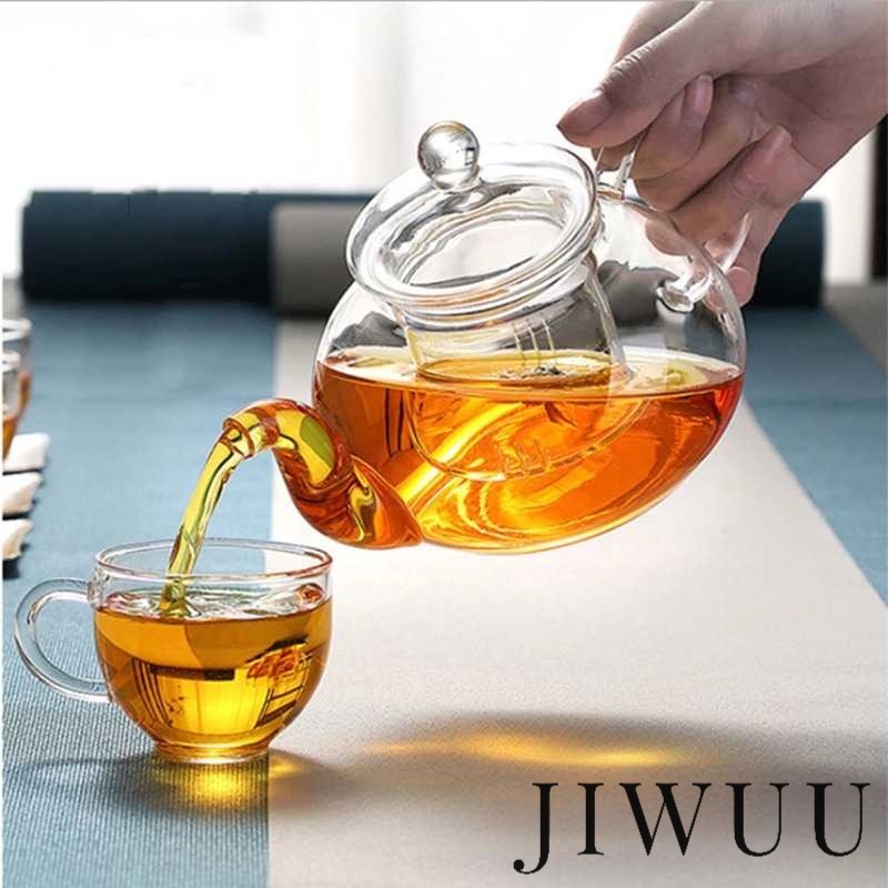 Jual Teko Kaca Teh 400ml - Clear Glass Kettle Tea - Saringan Teh Kaca - Soda Lime Glass Teapot ...