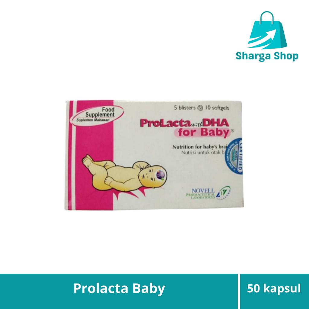 Jual PROLACTA DHA FOR BABY BOX 50 KAPSUL / VITAMIN BAYI | Shopee Indonesia