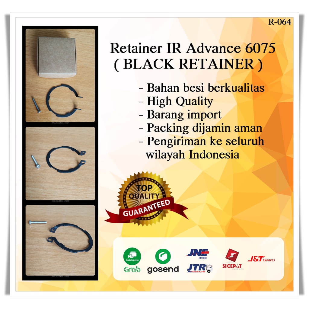 Jual Retainer IR Advance 6075 ( BLACK RETAINER ) | Shopee Indonesia