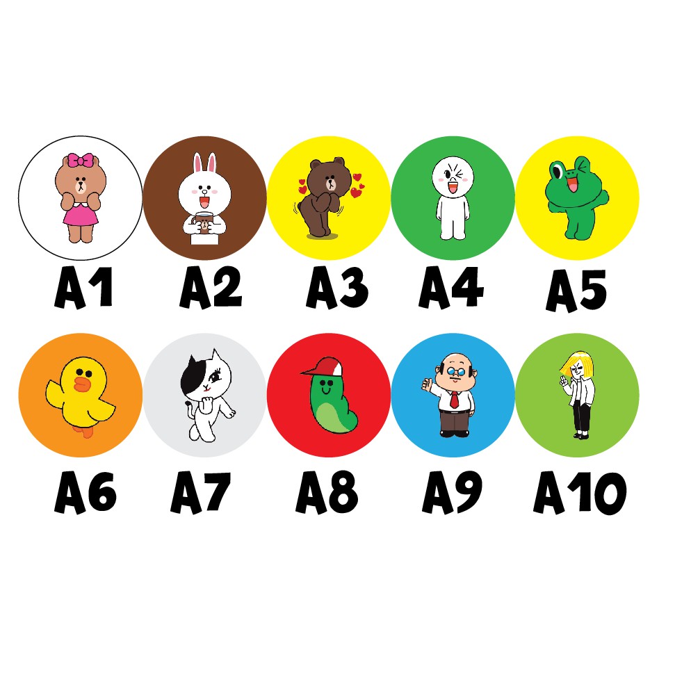 Jual Pop Socket LINE Friends/ Stand Holder HP LINE Friends / Mobile ...