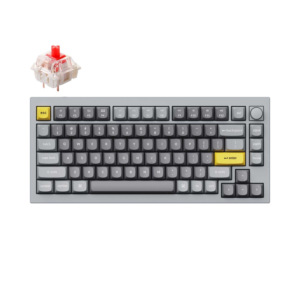 Jual Keychron Q1 version 2 QMK Fully Assembled Knob Version Custom ...