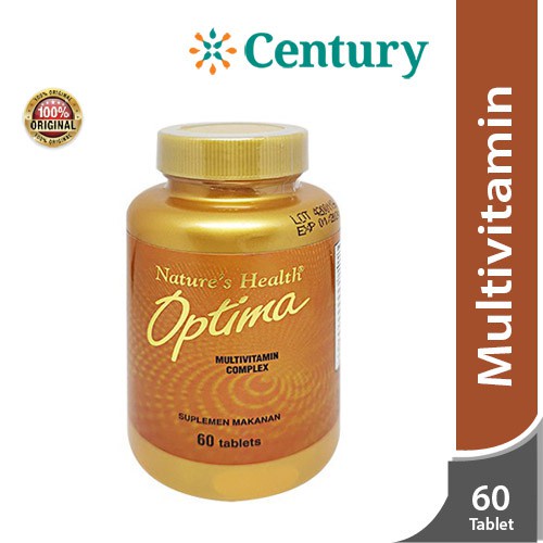 Jual Nature's Health Optima Multivitamin 60 Tablet/Daya Tahan Tubuh ...