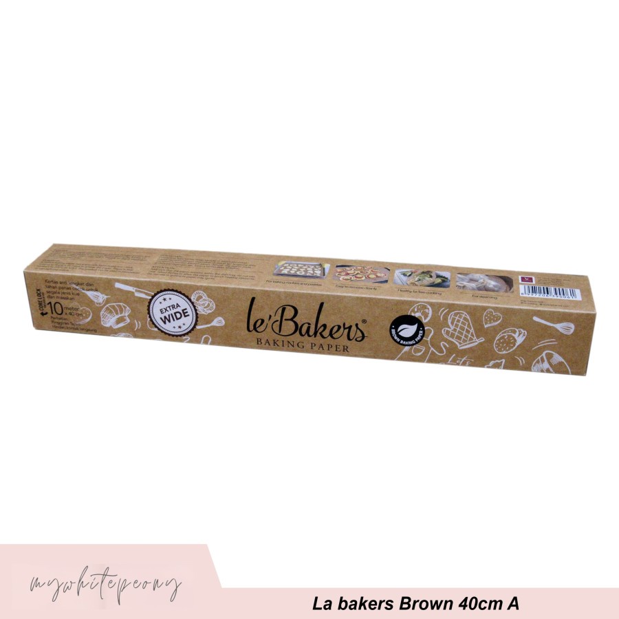 Jual Le Bakers Brown Baking Paper 40 Cm | Shopee Indonesia