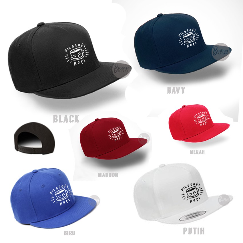 Jual Topi pria terbaru topi SNAPBACK FILOSOFI LOGO topi distro pria ...