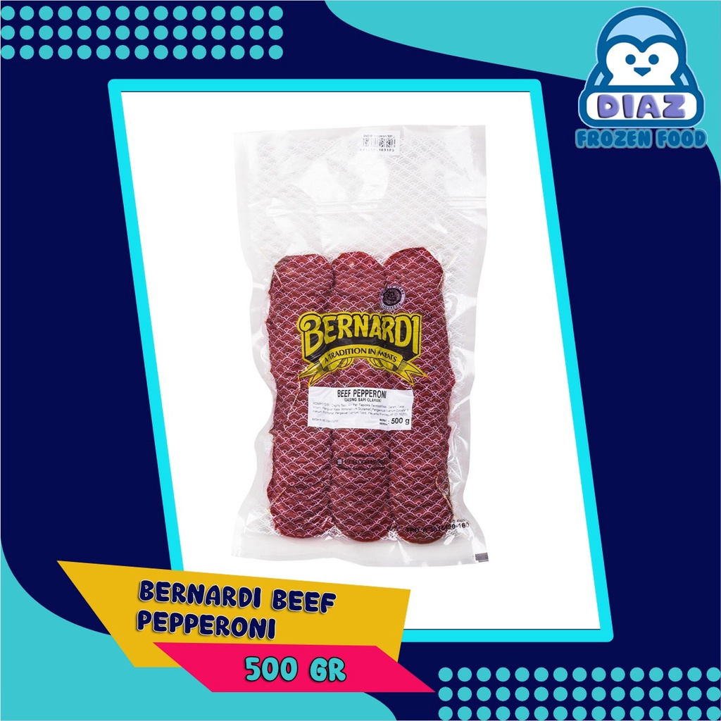 Jual bernardi beef pepperoni 500gr | Shopee Indonesia