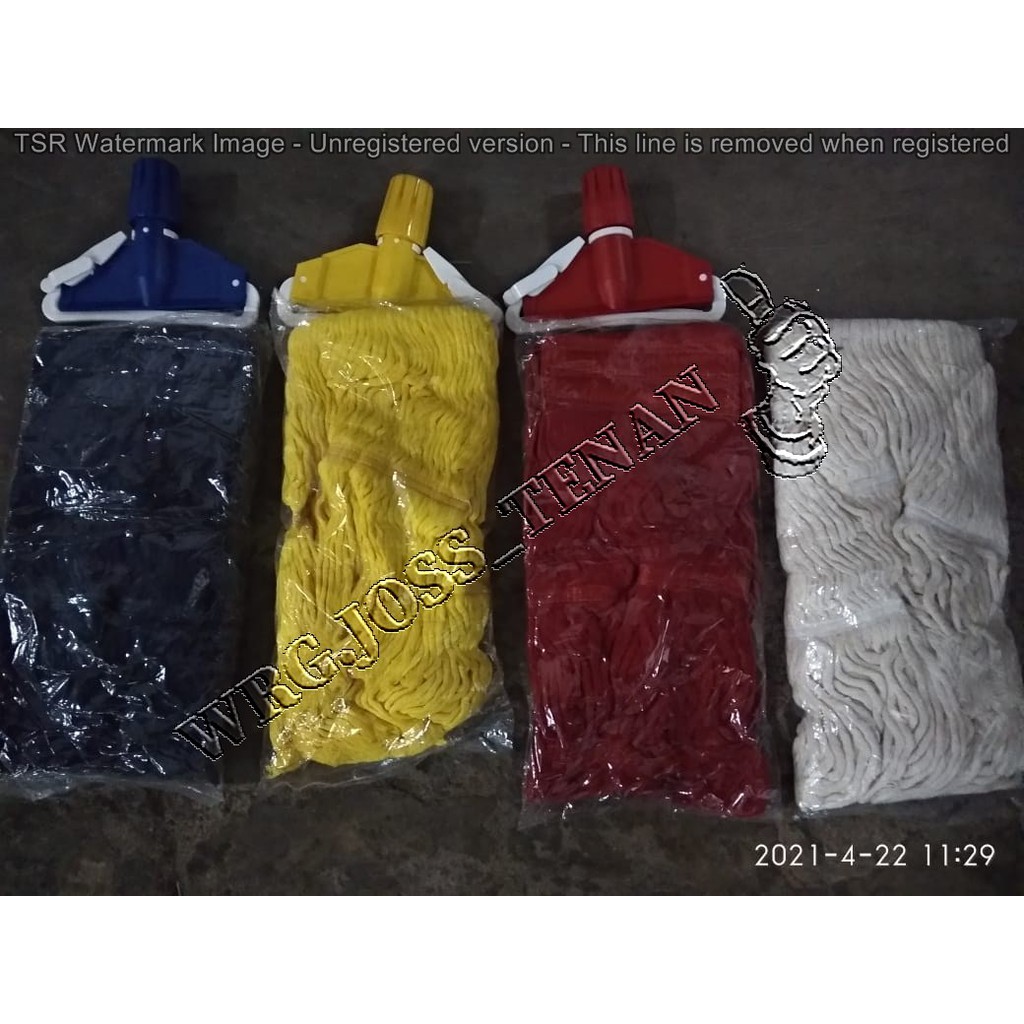 Jual Plastic Mop Holder / Jepitan Kain Mop & Refill Kain & Sponge PVA ...