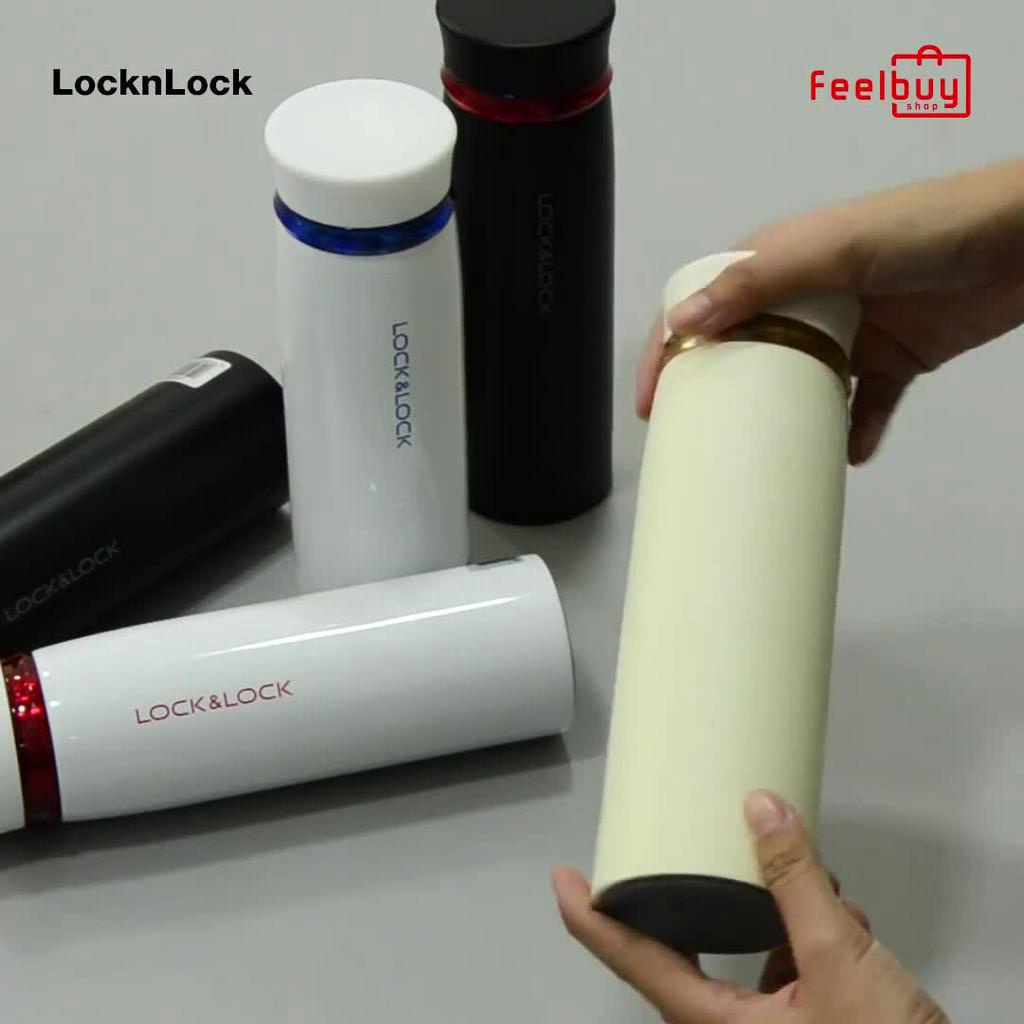 Jual LocknLock Tumbler Feather Light Ring Vacuum Tumblr 450ML LHC4131 ...