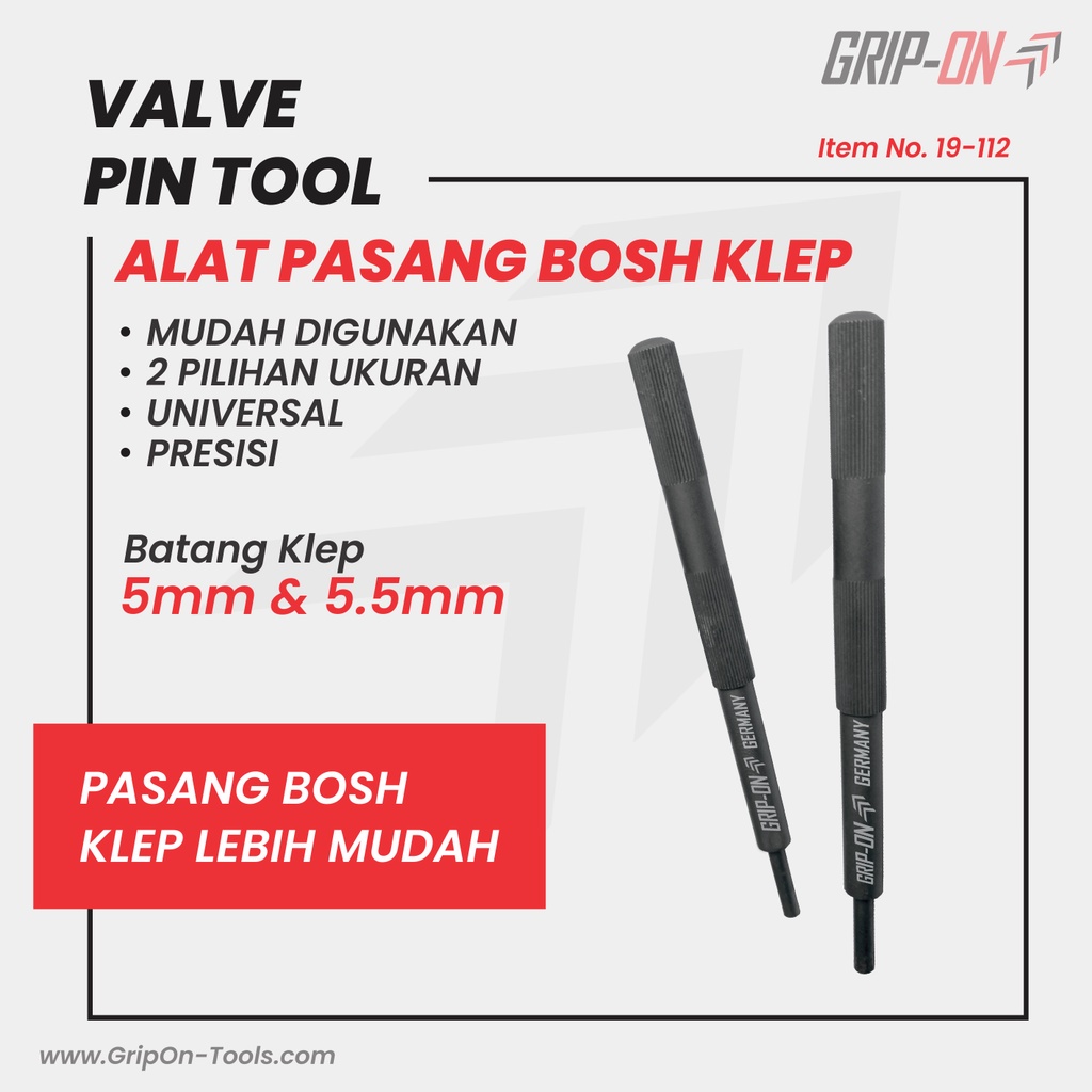 Jual TERMURAH GRIP-ON VALVE PIN TOOL ALAT PASANG BOSH KLEP INSTALASI ...