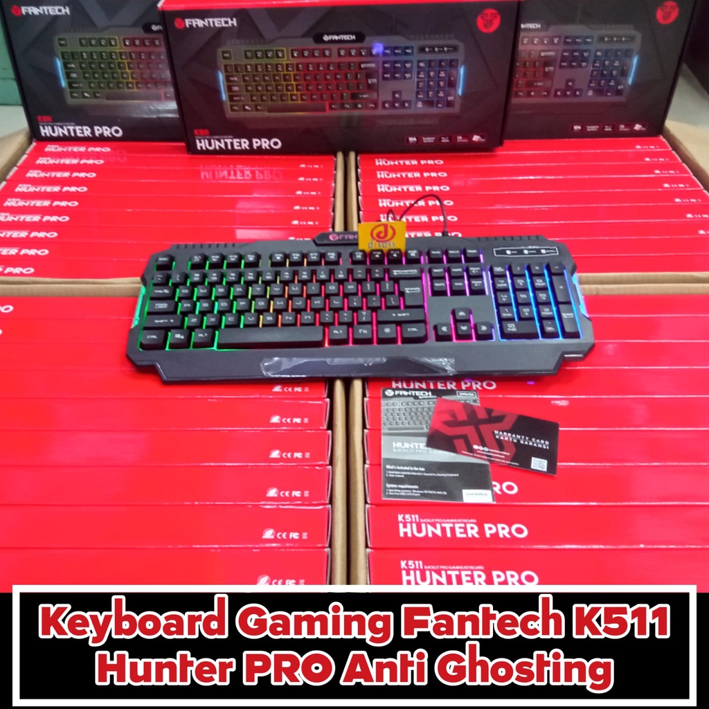 Jual KEYBOARD GAMING FANTECH K511 HUNTER PRO RGB - DISASS JOGJA ...
