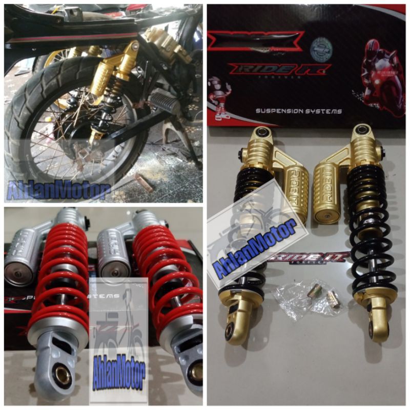 Jual Shock Ride it Size:340,320,280/Shockbeker Rideit Tabung Atas Model ...