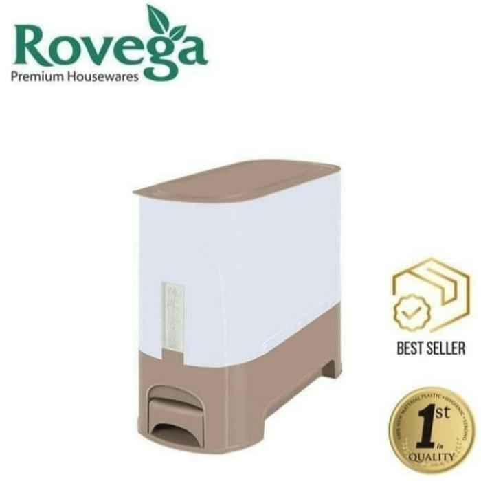 Jual Laci | Rovega Tempat Beras 10Kg/Rice Wise Box Dispenser Rovega ...