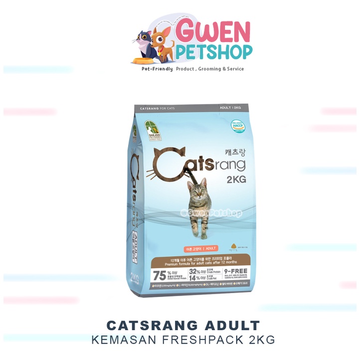 Jual CatFood Korea - Catsrang Adult 2KG - Makanan Kucing Cats Rang ...