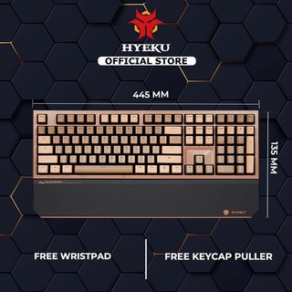 Jual HYEKU X5 108 Key Gaming Mechanical Wireless/Wired TKL Keyboard 107 ...