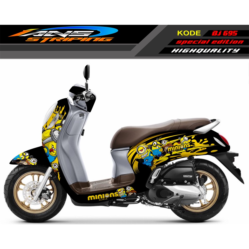 Jual DECAL STICKER HONDA SCOOPY FULL BODY / STICKER VARIASI SCOOPY ...