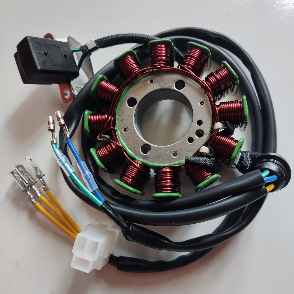 Jual Spul Spull Spool Pulser Stator Comp DC 12 Pole Nozomi Jialing ...