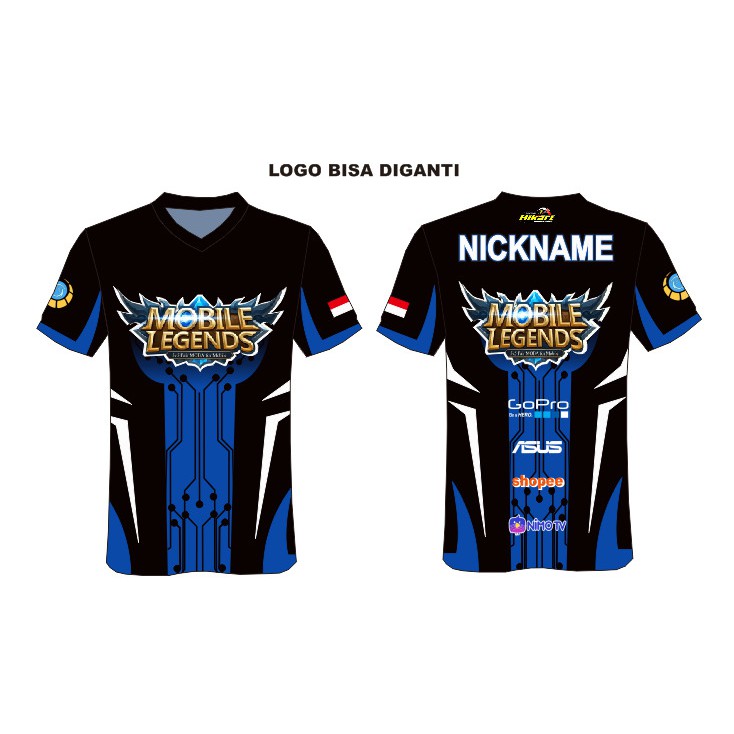 Jual Jersey mobile legends jersey gaming kaos gaming hikari | Shopee ...