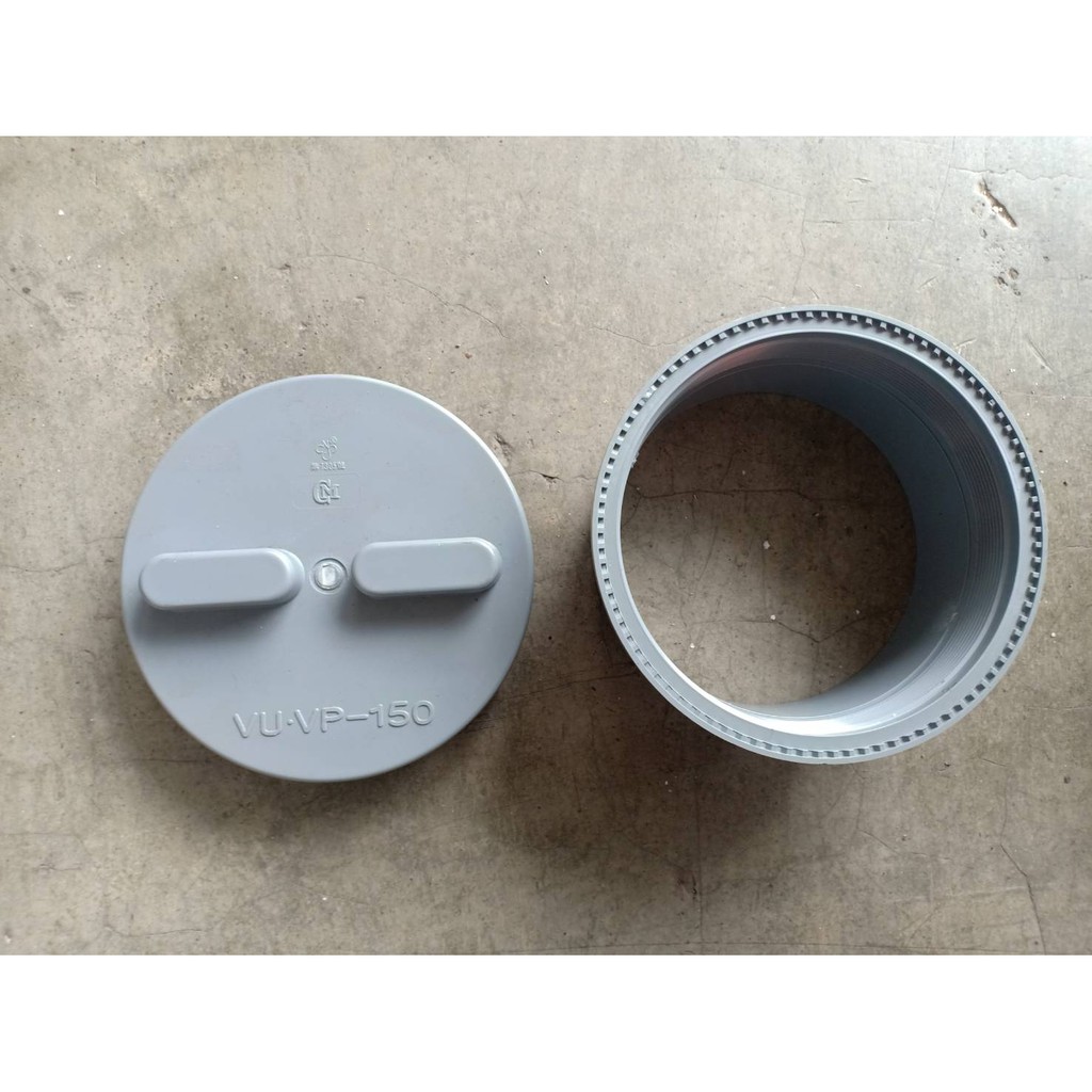 Jual CO clean out PVC cap dop tutup drat CM 5" 6" 5 6 inch in Rucika ...