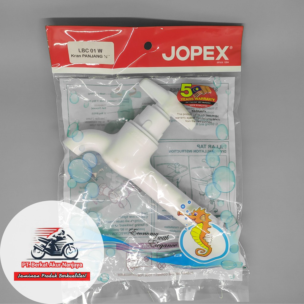 Jual JOPEX Kran Tembok Panjang LBC 01 W - LONG BIBCOCK | Shopee Indonesia
