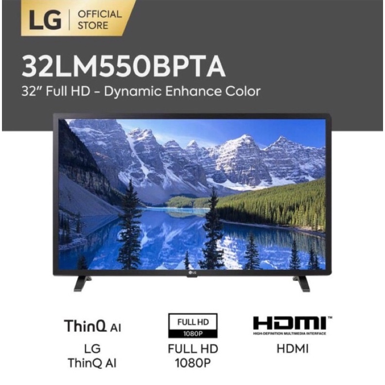 Jual TV LG LED 32 Inch 32LM550 FHD Garansi Resmi | Shopee Indonesia