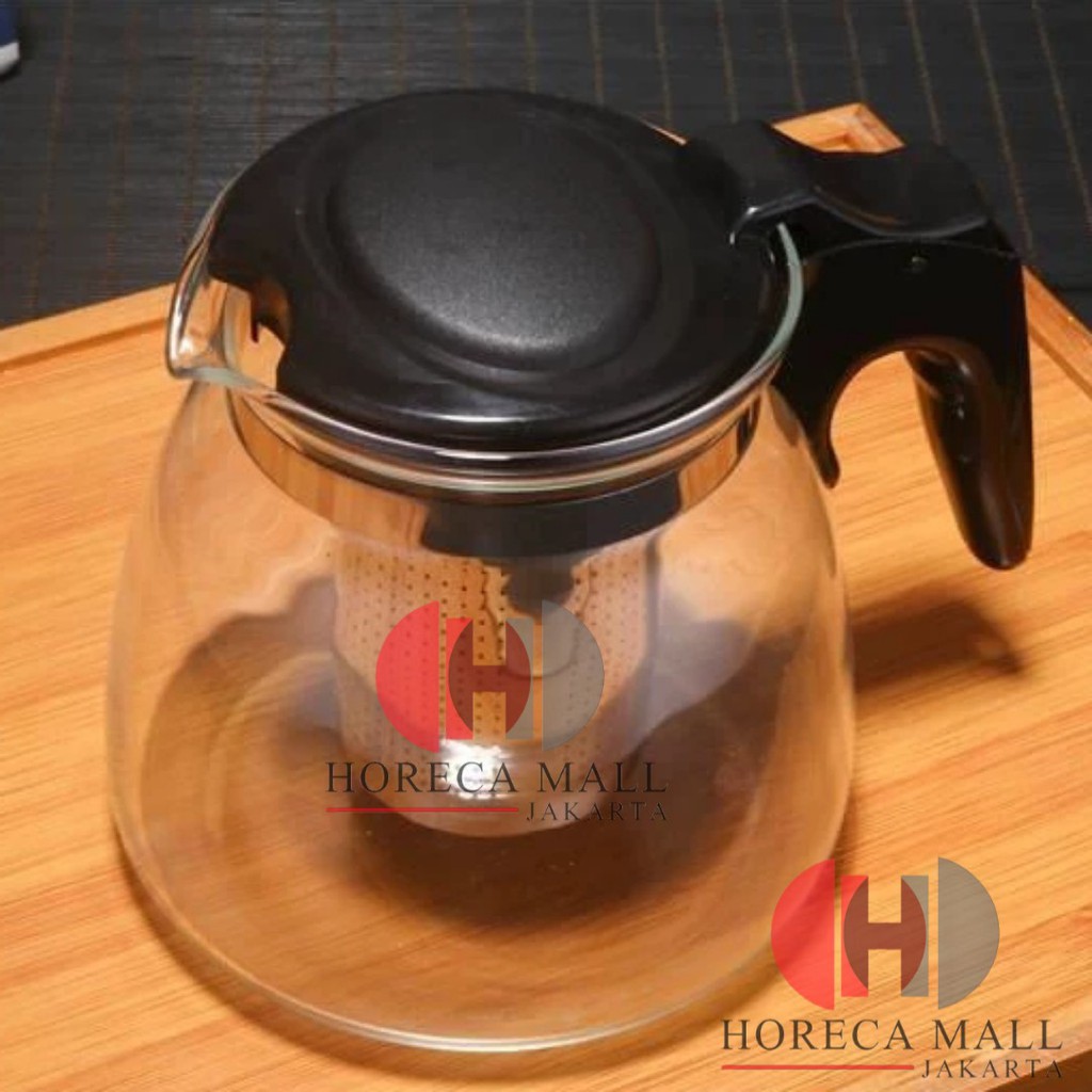 Jual Horeca Mall - Teko Kaca 1100 ML Tea Pot Chinese Tea Teh Kopi ...