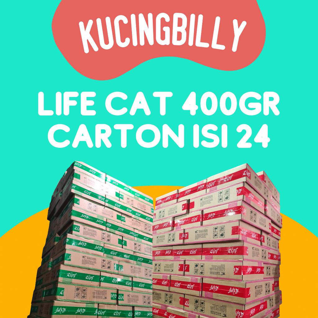 Jual Life cat kaleng 400gr CARTON ISI 24 | Shopee Indonesia