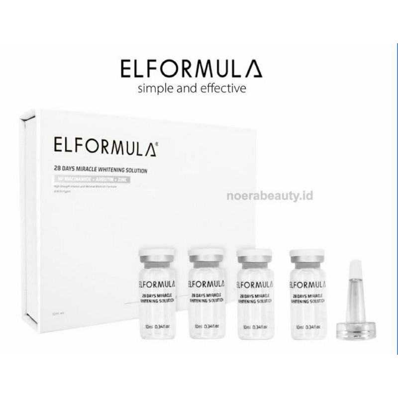 Jual ELFORMULA WHITENING SERUM 28 DAYS MIRACLE WHITENING SERUM | Shopee ...