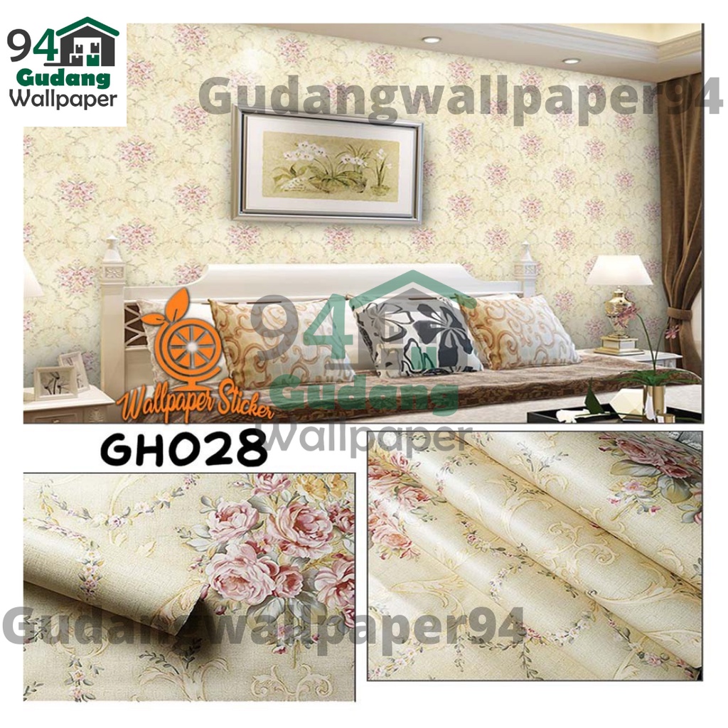 Jual (COD) Gudang Wallpaper Sticker Dinding kamar anti air Murah Dan ...