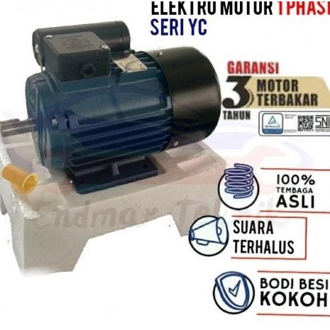 Jual Motor Elektrik Induksi Dinamo 220V 0.18Hp 0.18Kw Motor Listrik ...