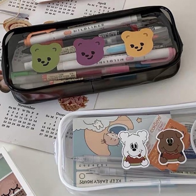 Jual Minimalist PVC transparent Pencil Case | Shopee Indonesia
