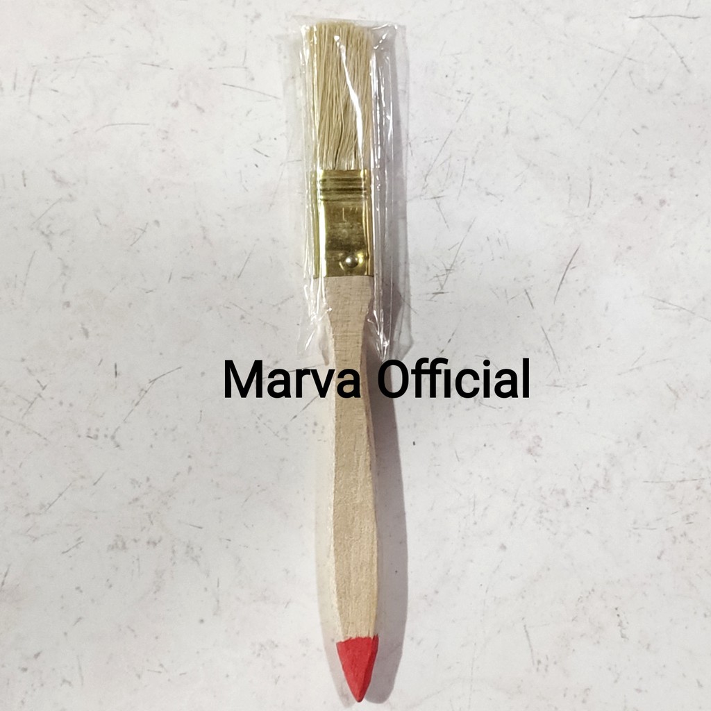 Jual KUAS & Cat raja RADJA LUX kayu besi baja minyak 25 gr MERAH PUTIH ...