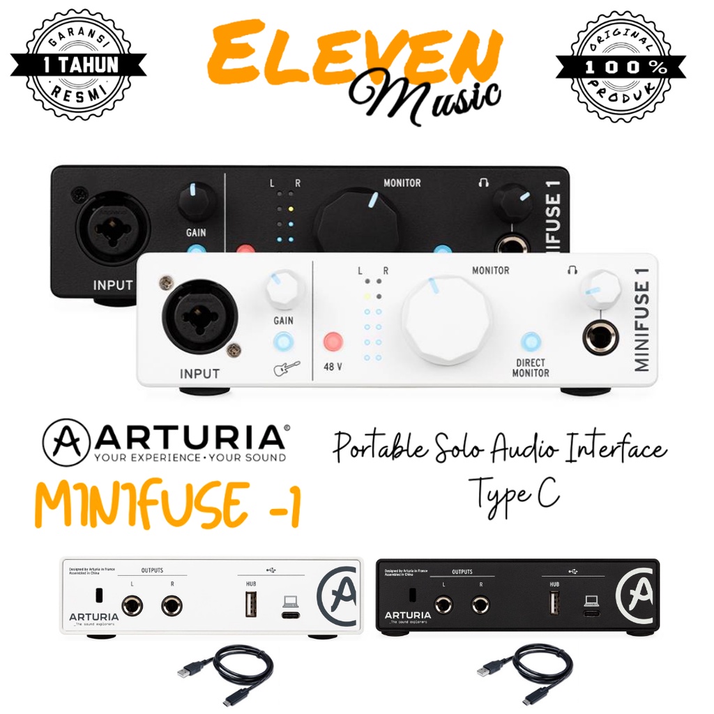 Jual Arturia MiniFuse 1 USB Portable Usb Type C Audio Interface ...