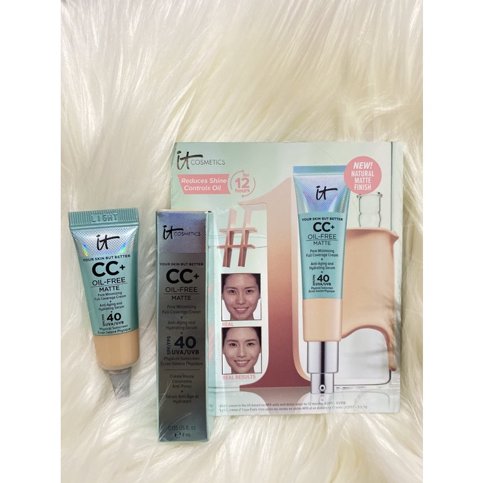 Jual CREAMCC- IT COSMETICS CC CREAM MATTE VERSION - MINI SIZE 4ML -CC ...