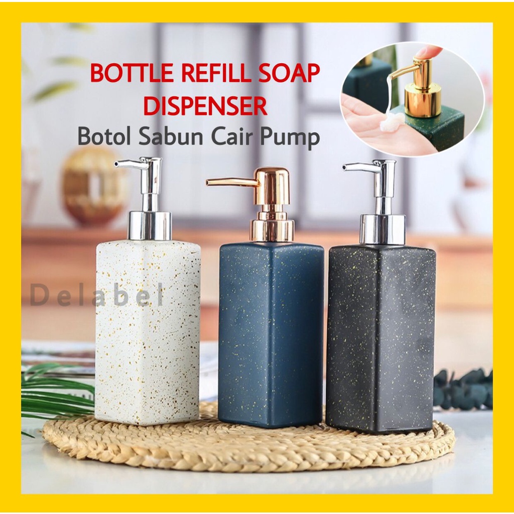 Jual Botol Sabun Isi Ulang Aesthetic Soap Bottle Pump Style / botol ...