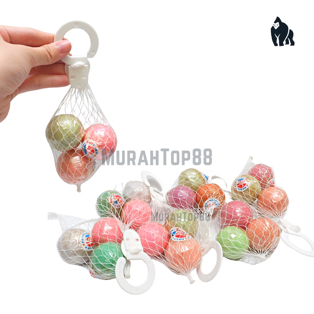 Jual Kamper Toilet Bulat Gantung isi 3 / Kamper Bola Jaring Star Set ...