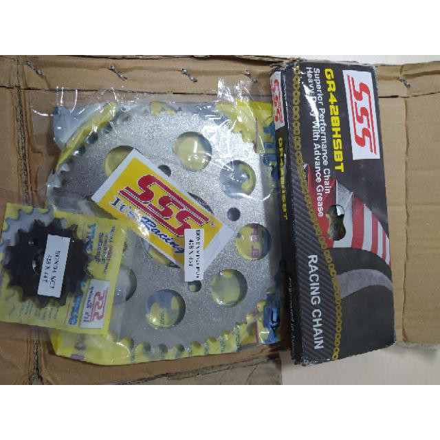Jual GEAR SET PAKET FULL SSS 428HSBT | Shopee Indonesia