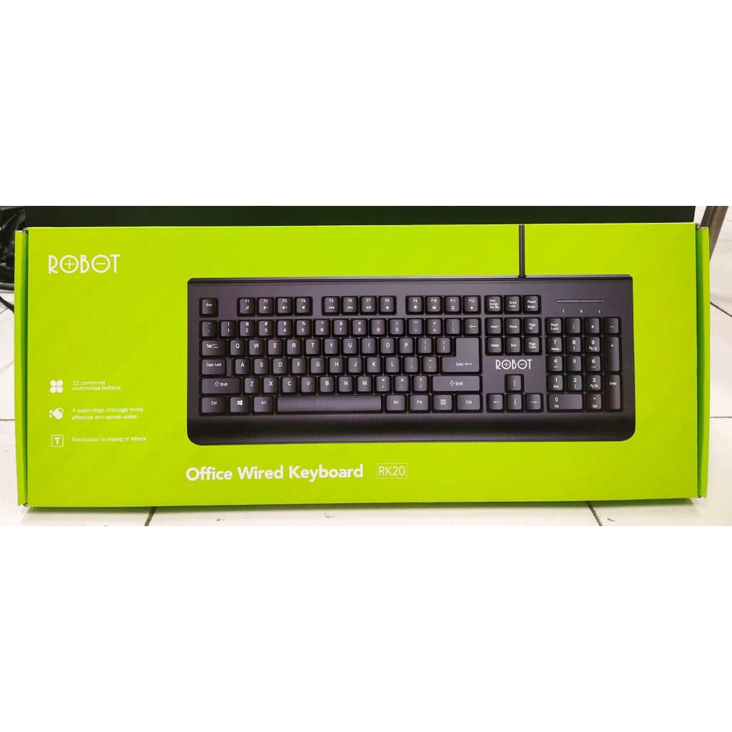 Jual KEYBOARD USB ROBOT RK20 | Shopee Indonesia