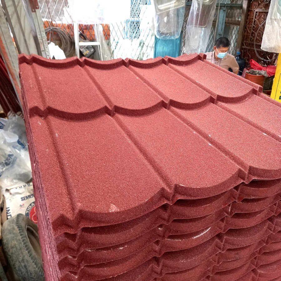 Jual GENTENG METAL MERAH TEBAL! | Shopee Indonesia