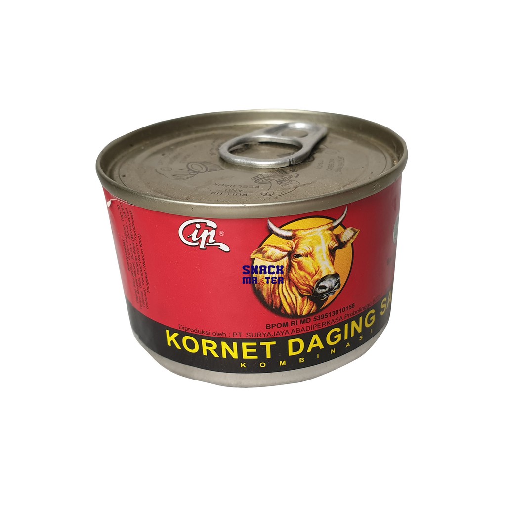 Jual Kornet Daging Sapi CIP Kaleng Bulat Small Size - Netto 120 gr ...