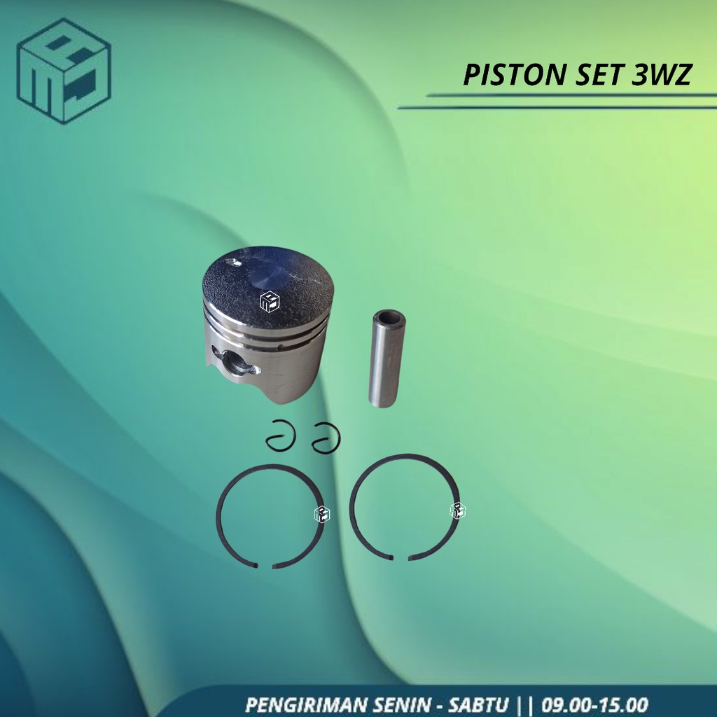 Jual Piston Set Piston Seher Lengkap Mesin Semprot Hama 3WZ | Shopee ...