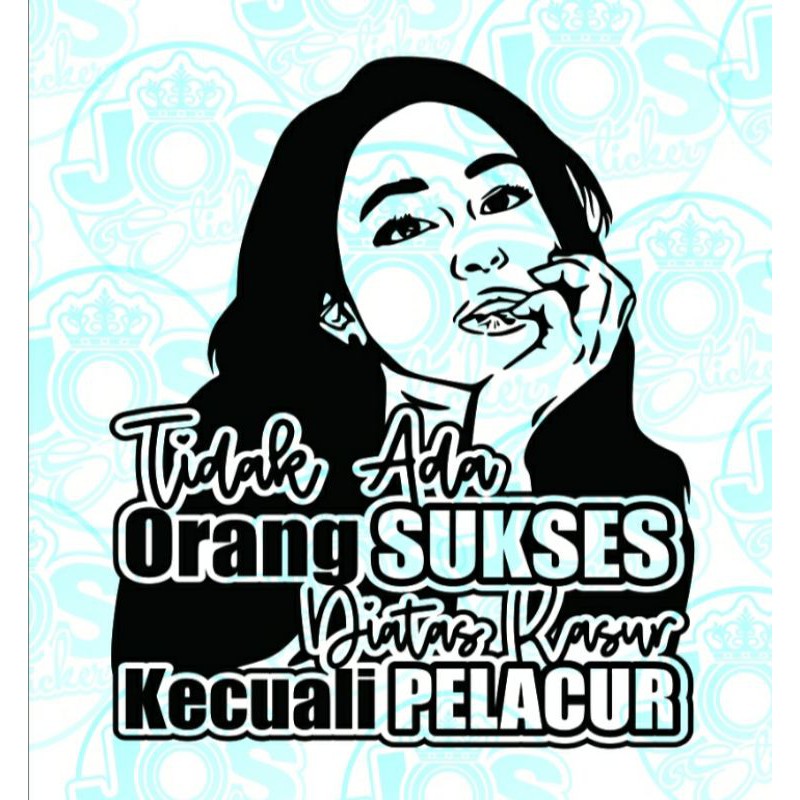 Jual CUTTING STICKER SILUET DAN KATA2 KABIN/BODY/KACA MOBIL COCOK DI ...