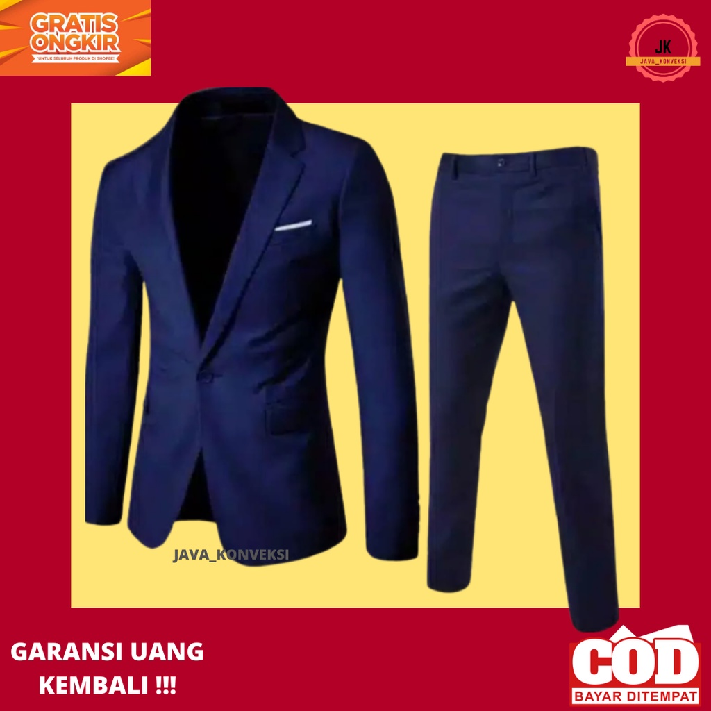 Jual Setelan Jas Formal Pria [ jas+celana ] | Shopee Indonesia