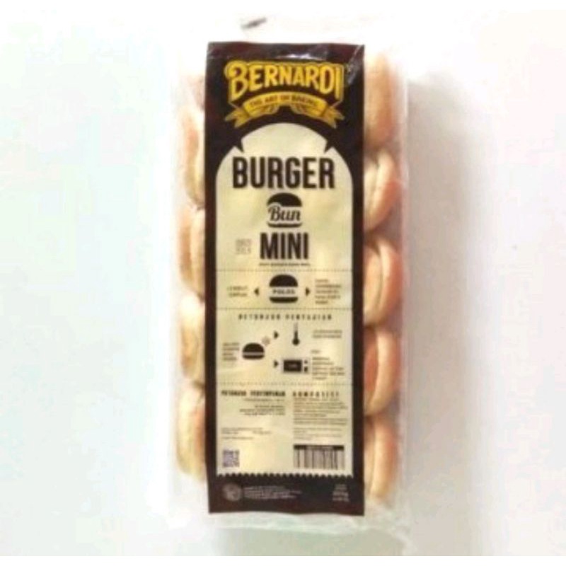 Jual BERNARDI Roti Burger Mini Polos Isi20 (Tahan suhu ruangan 3hari ...
