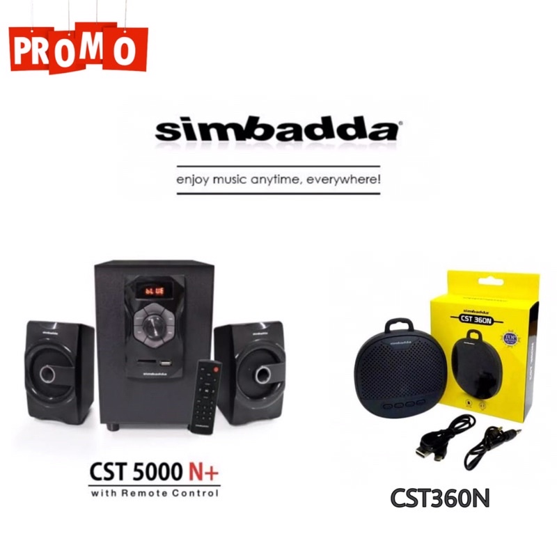Jual Promo Paket Speaker Simbadda Cst5000n plus + Cst360n | Shopee ...