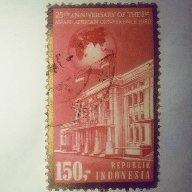 Jual Perangko RI tjn 1980 tema Konferensi Asia Afrika | Shopee Indonesia