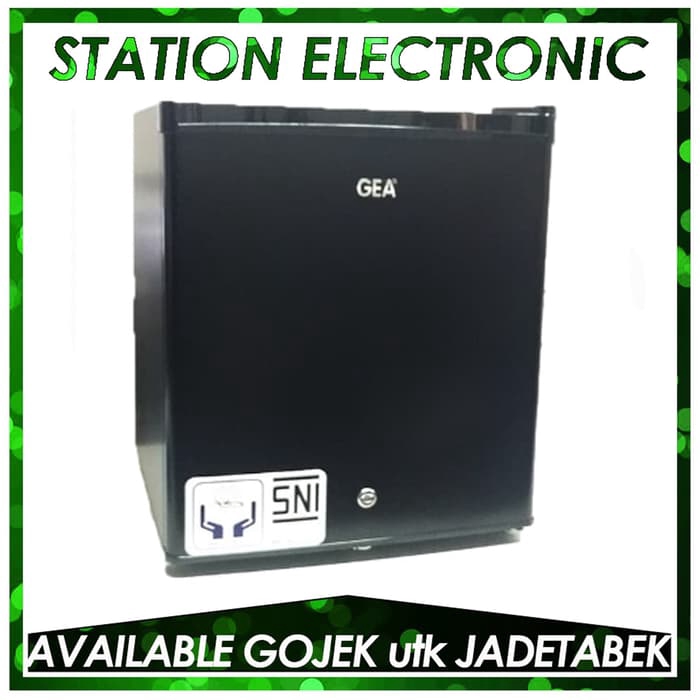 Jual GEA Mini Bar RS-06DR Black Kulkas Portable | Shopee Indonesia