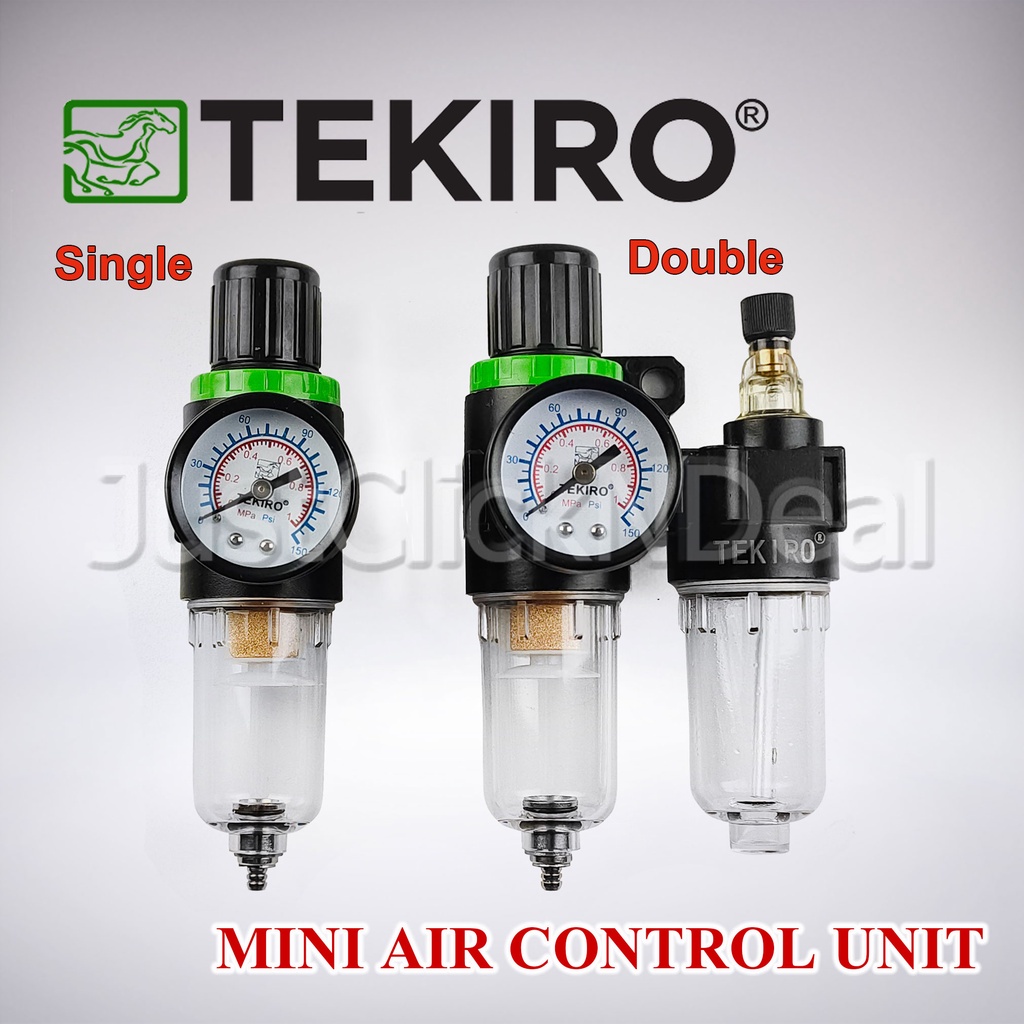 Jual Tekiro Mini Air Control Unit Single Double 1/4 Inch Filter ...